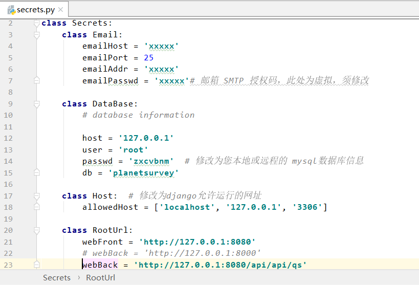 遇到一点问题 · Issue #3 · BUAASE-Slime/Questionnaire-Planet-Django · GitHub