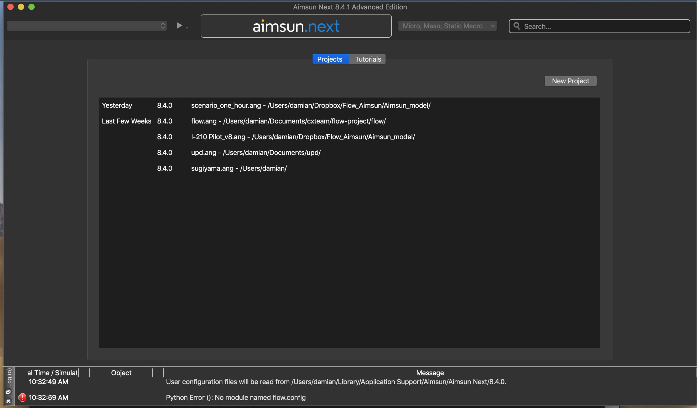 [Aimsun] Flow cannot be run outside flow directory when running Aimsun · Issue #752 · flow ...