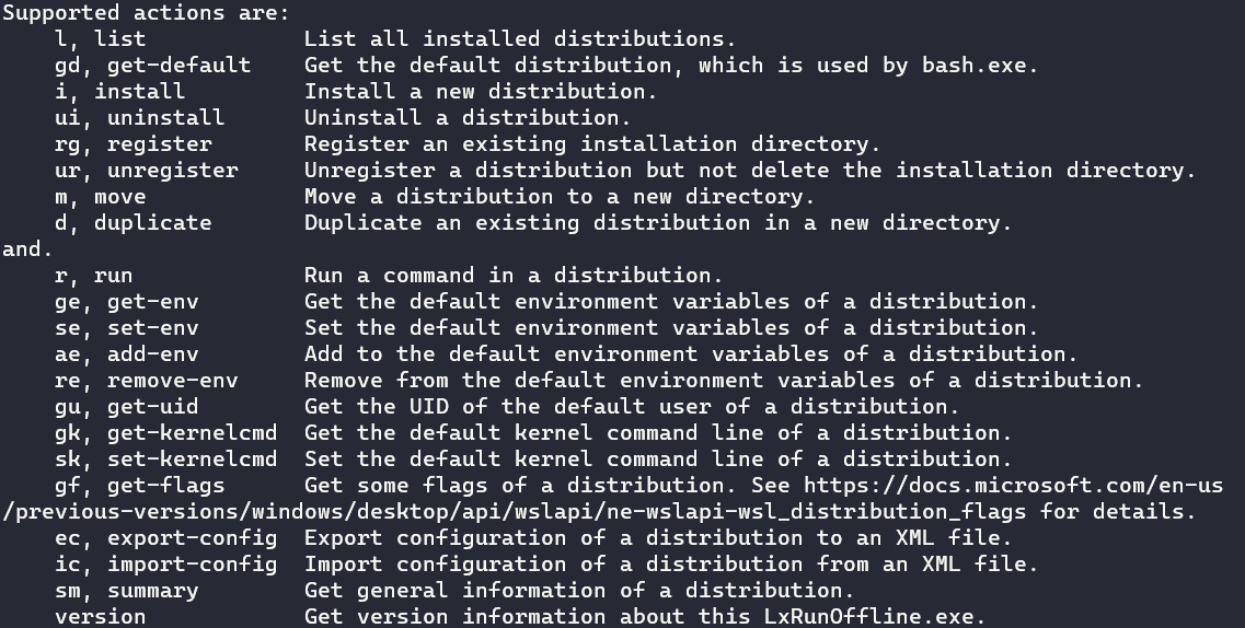 su missing from help dialog · Issue #156 · DDoSolitary/LxRunOffline · GitHub