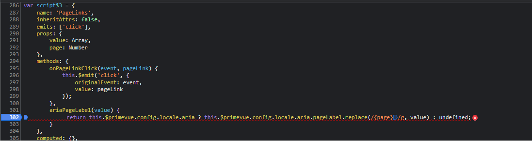 Paginator/PageLinks: cannot read properties of undefined (reading 'replace') · Issue #3890 ...