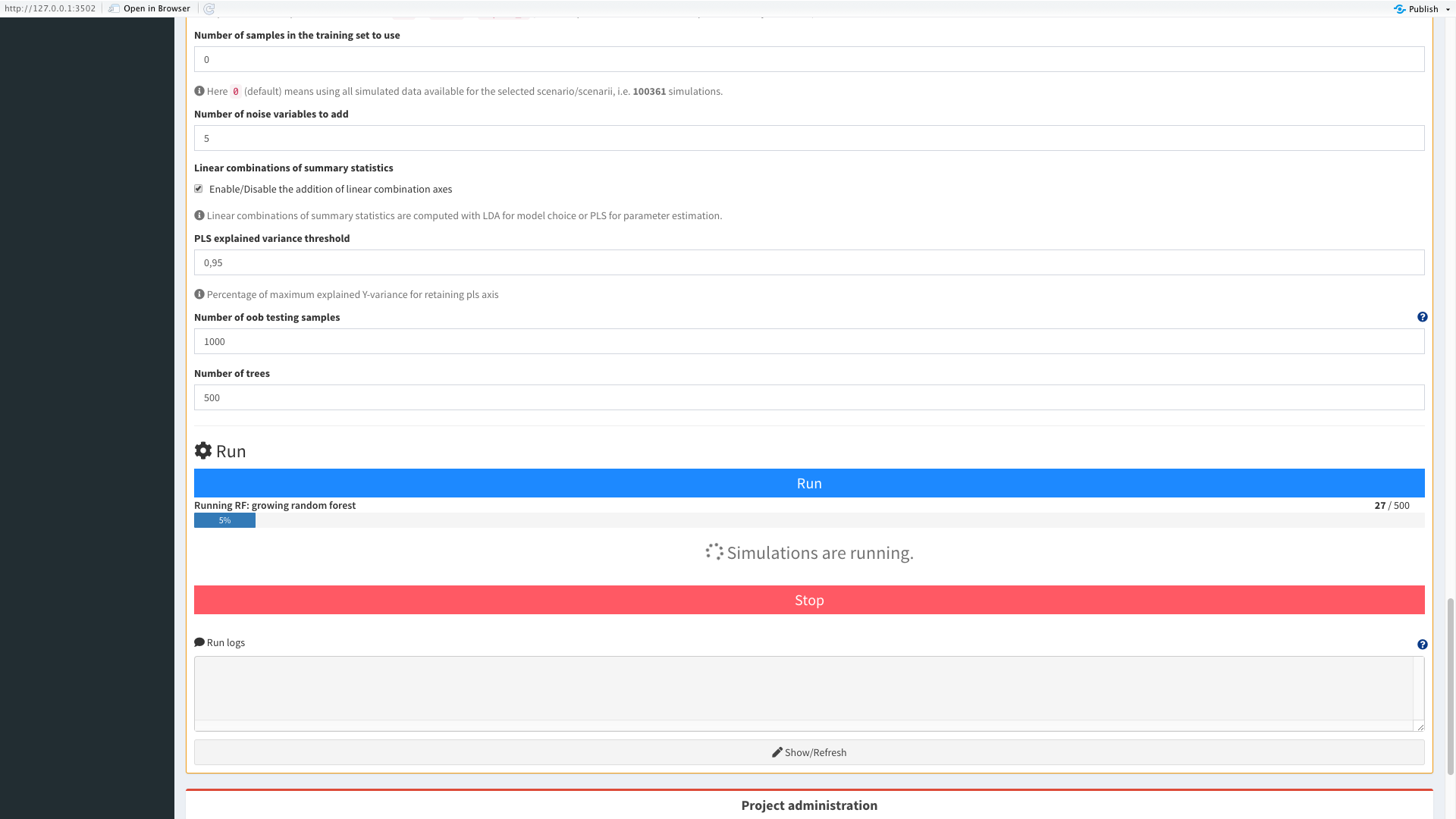 Issues with RF run · Issue #112 · diyabc/diyabcGUI · GitHub