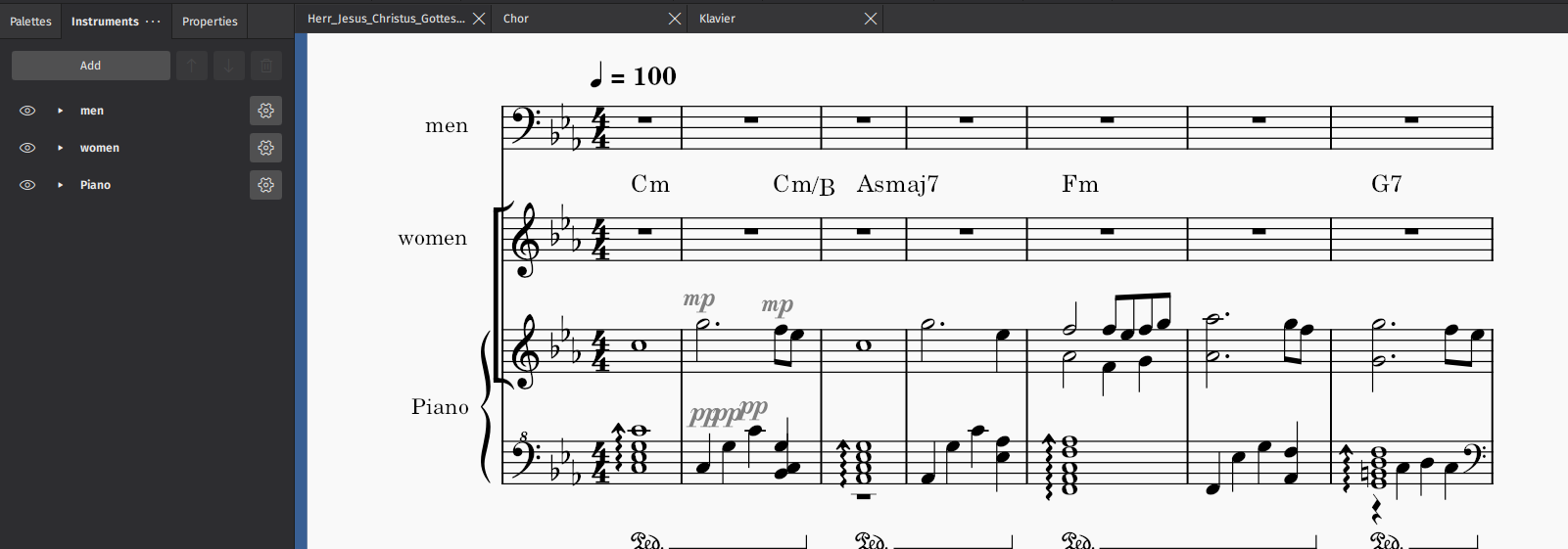 [MU4 Issue] Rearranging the instruments, leads to incorrect brackets · Issue #9210 · musescore ...