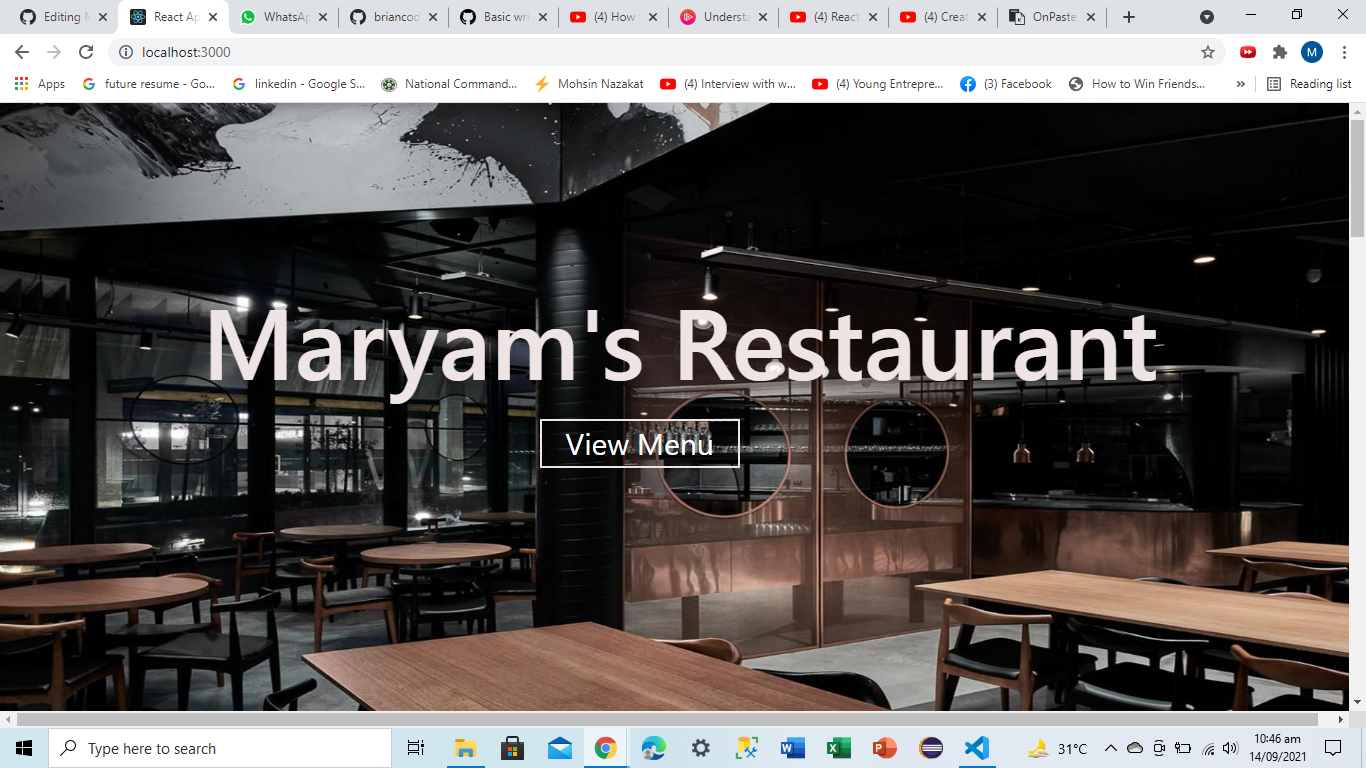 GitHub - mareyam/Complete-Maryam-s-Restaurant