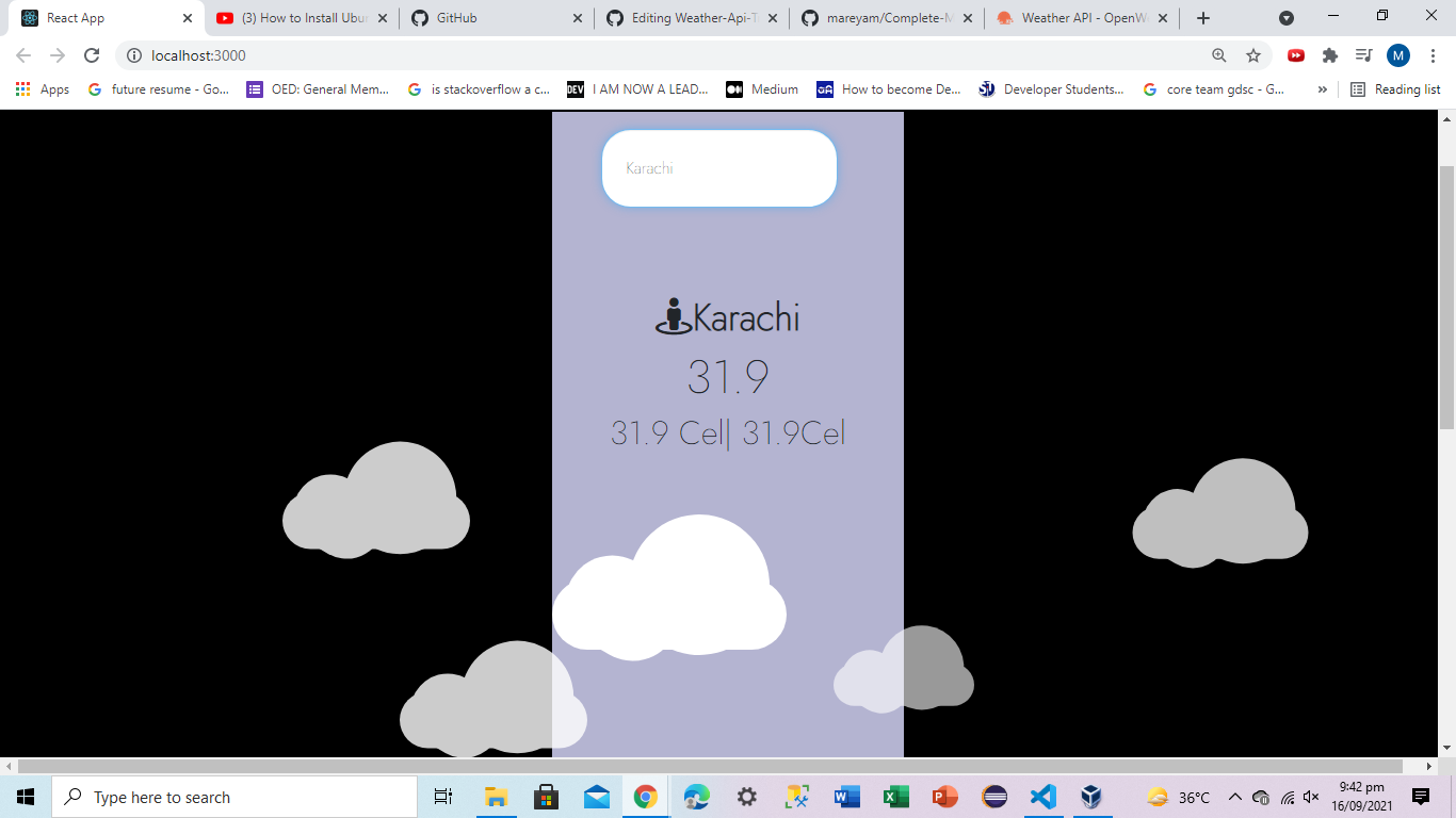 GitHub - katharinadobiosch/Weather-Api-Tracker-in-React-JS: Weather Api ...