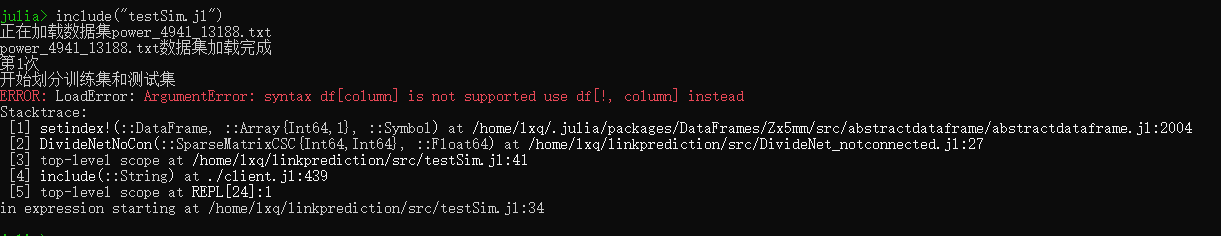 ArgumentError: syntax df[column] is not supported use df[!, column] instead · Issue #2570 ...