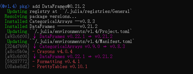 ArgumentError: syntax df[column] is not supported use df[!, column] instead · Issue #2570 ...