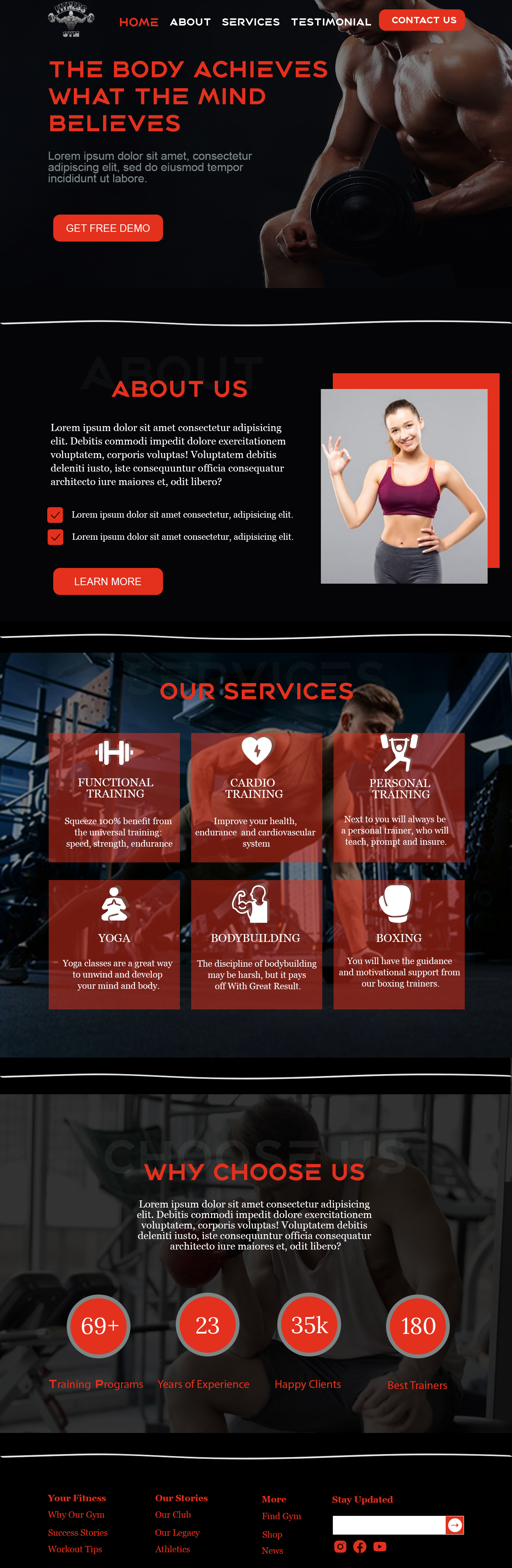 GitHub - MODIKULDEEP/Fitness-Gym: Fitness Gym Website landing Page UI in Photoshop