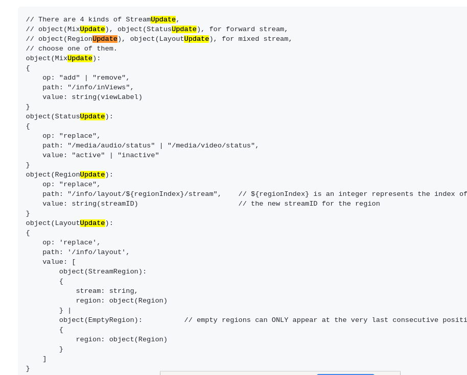 RegionUpdate Operation failed after LayoutUpdate in mixed stream · Issue #1086 · open-webrtc ...