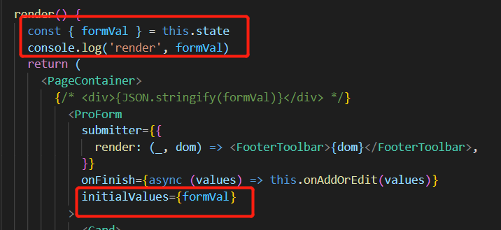 🐛[BUG]ProForm表单initialValues属性设置动态数据无法回显 · Issue #1931 · ant-design/pro-components · GitHub