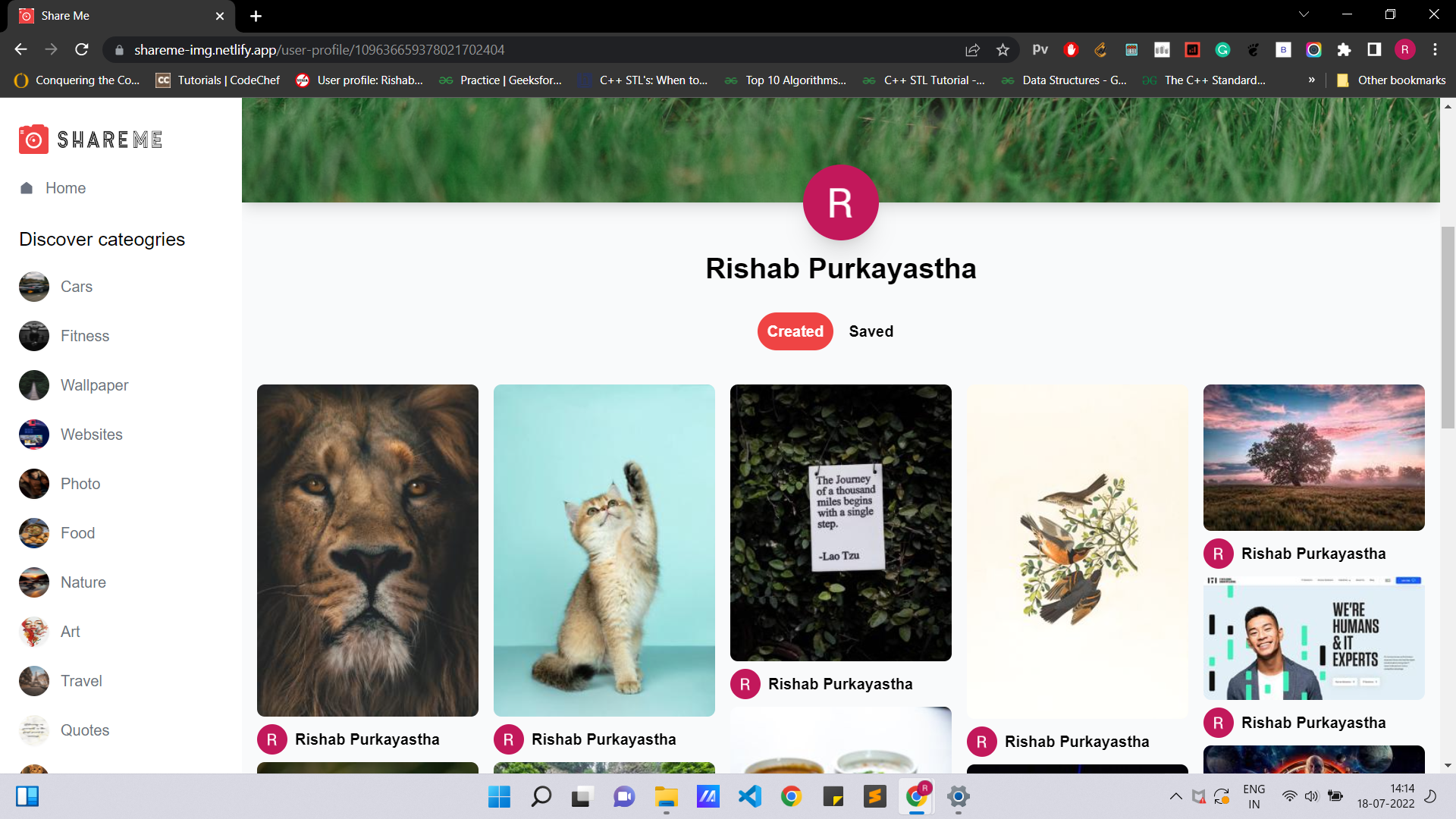 GitHub - rishab1128/ShareMe-Image-Sharing-Web-App: Image Sharing Web App