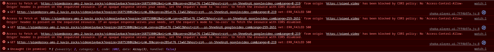 Issues With Some Videos · Issue 2585 · Teampipedpiped · Github 