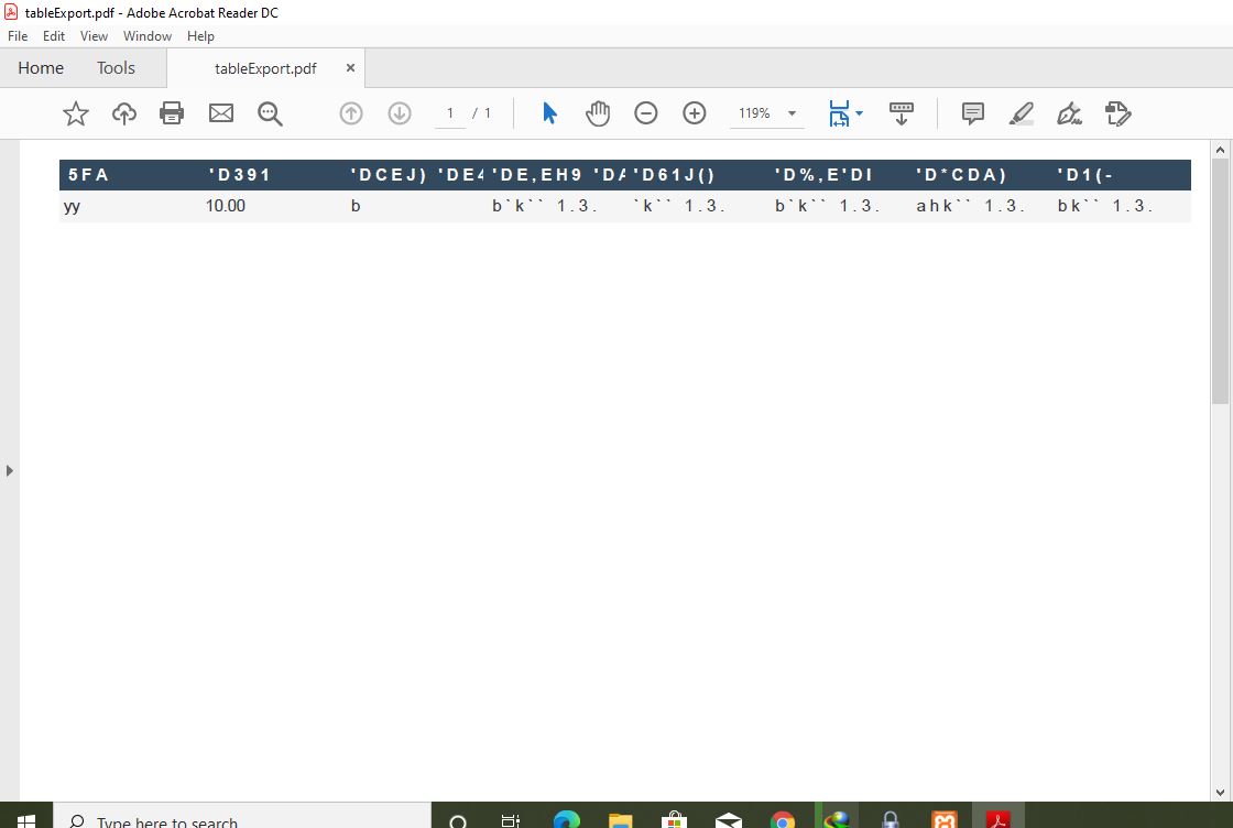 PDF character encoding issues in table export · Issue #3132 · opensourcepos/opensourcepos · GitHub