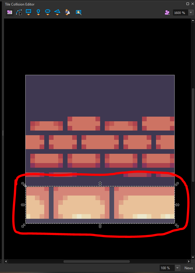 Tile collision using polygon colliders made with Tiled's Tile Collision Editor. · Issue #675 ...