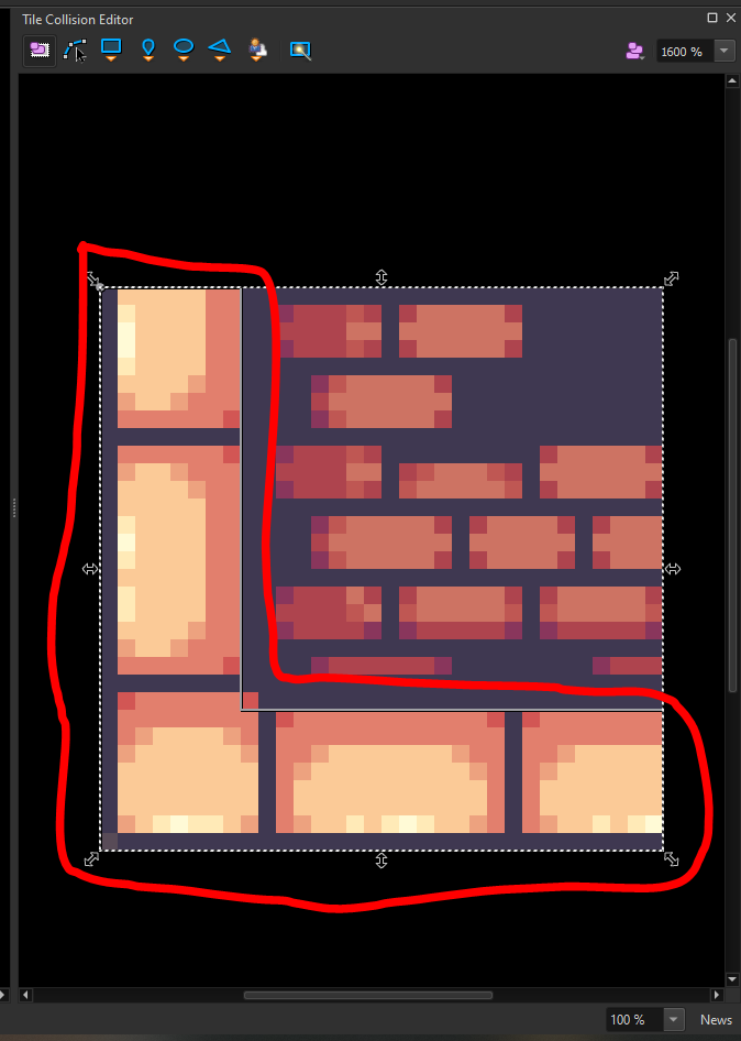 Tile collision using polygon colliders made with Tiled's Tile Collision Editor. · Issue #675 ...