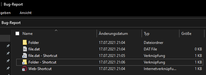 Files Folders And Web Shortcuts Are Not Displayed · Issue 5446 · Files Communityfiles · Github 