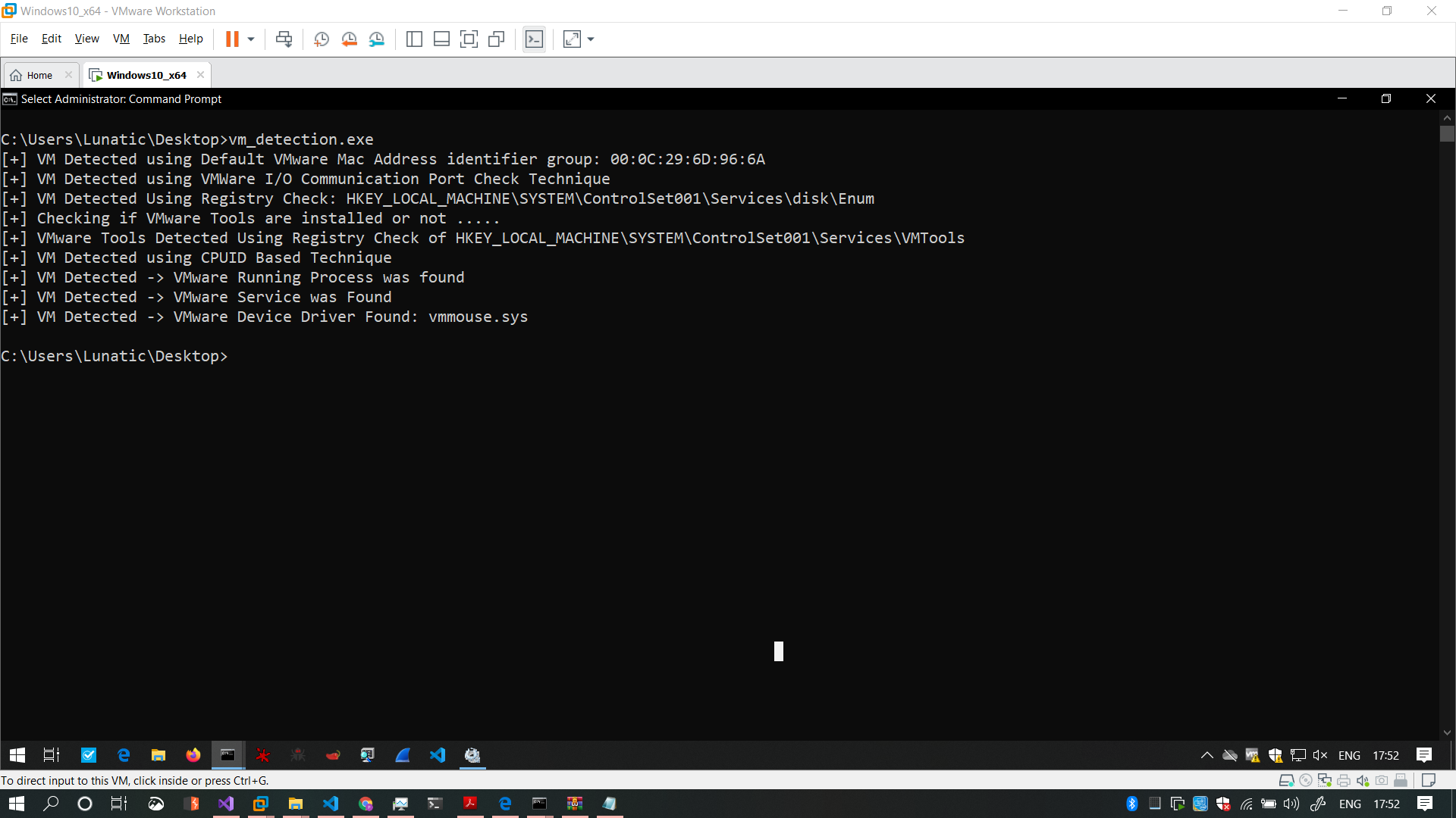 GitHub - lunatic0x0/VMdetection: vm_detection project allows you to run various checks which ...