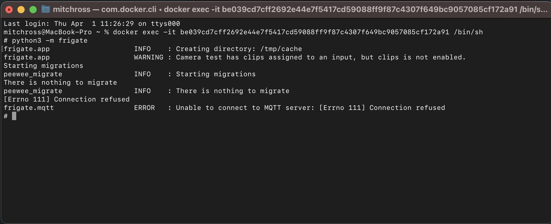Docker Compose Fails · Issue #956 · blakeblackshear/frigate · GitHub