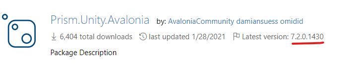 Update Prism.Unity.Avalonia nuget package · Issue #38 · AvaloniaCommunity/Prism.Avalonia · GitHub