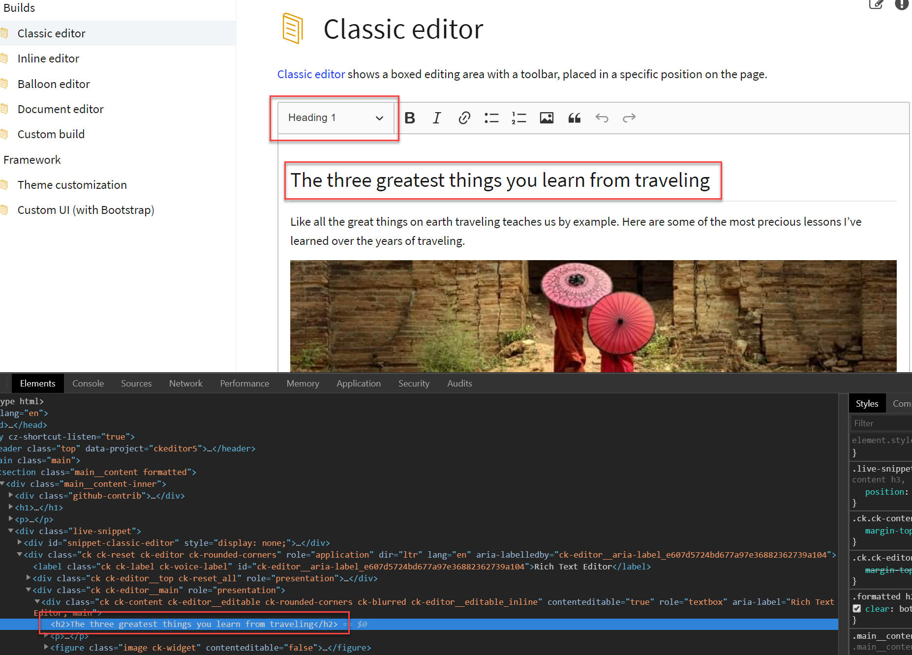 Headings Output Wrong H Tags · Issue 9232 · Ckeditorckeditor5 · Github