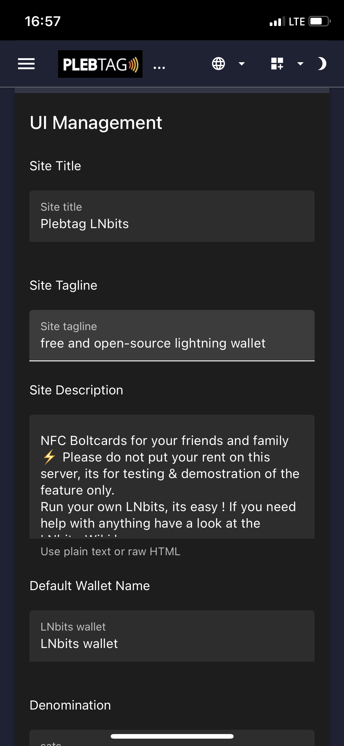 Formatting the LNBits Frontpage Description · Issue #1912 · lnbits/lnbits · GitHub