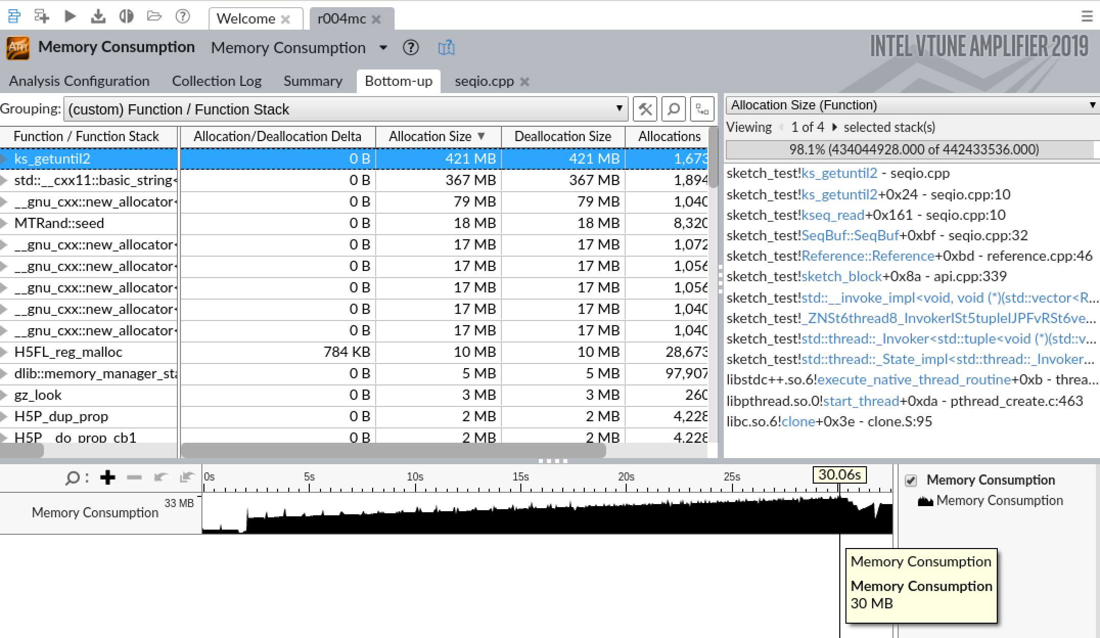 Profile code · Issue #8 · bacpop/pp-sketchlib · GitHub