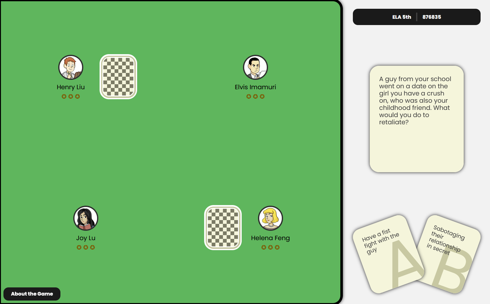 GitHub - codicate/catcher-game: Online multiplayer trivia card game made with firebase