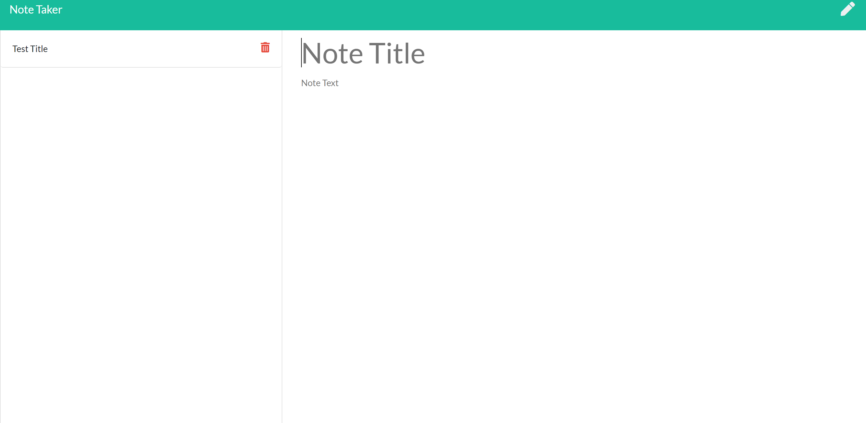 GitHub - cglennon924/note-taker: This online note taker allows a user ...