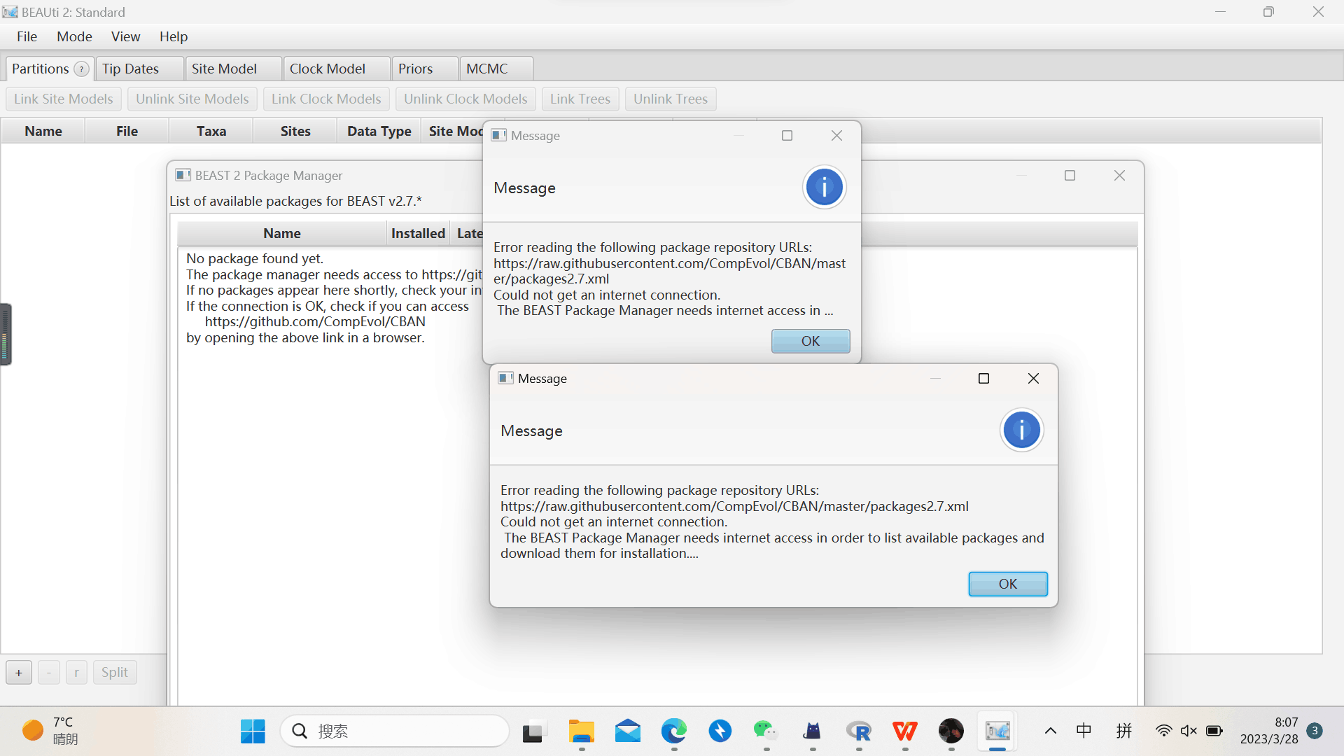 Unable to open · Issue #1103 · CompEvol/beast2 · GitHub