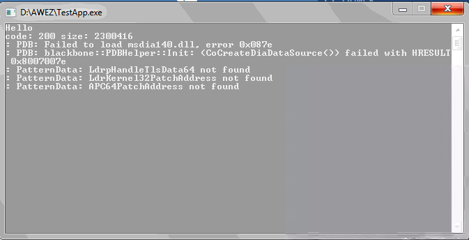 MMap crash on Windows7 x32 · Issue #231 · DarthTon/Blackbone · GitHub