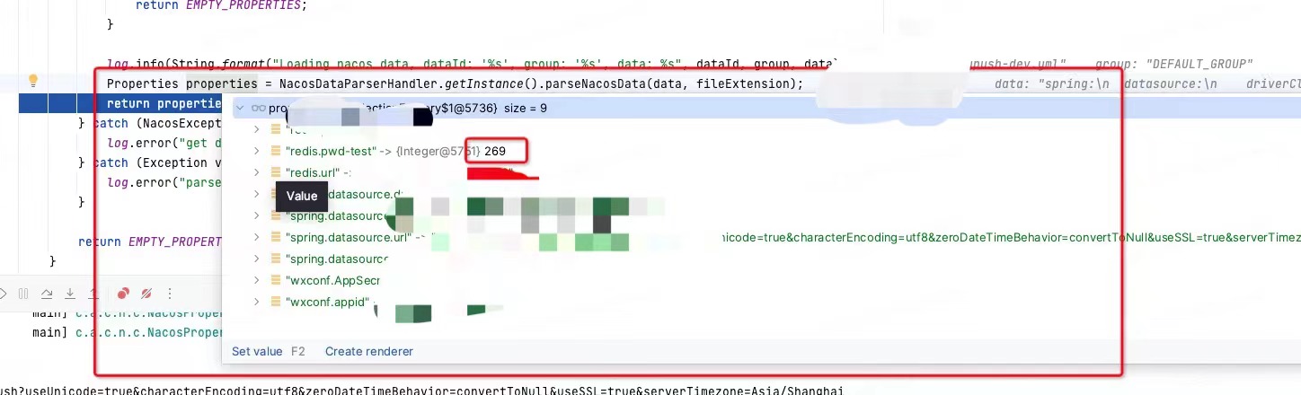 读取nacos配置的值和实际值不一样 · Issue #9090 · alibaba/nacos · GitHub