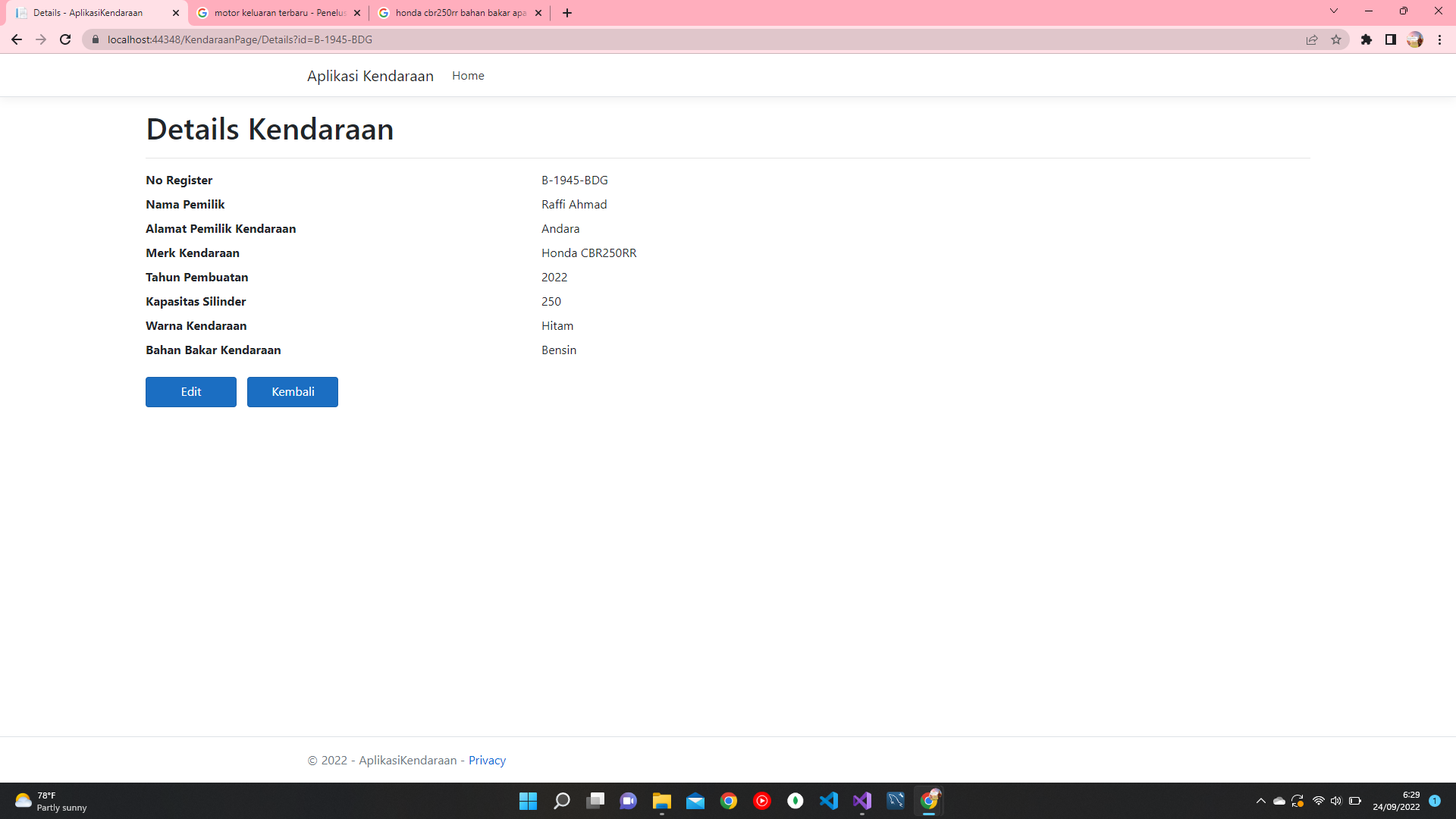 GitHub - faridGhazy/AplikasiKendaraan