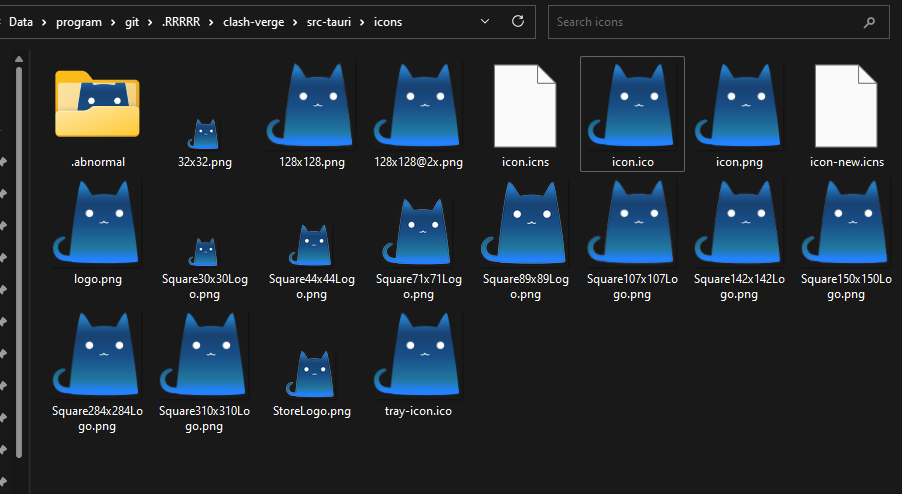 如何修改 windows 桌面图标？ · Issue #583 · zzzgydi/clash-verge · GitHub
