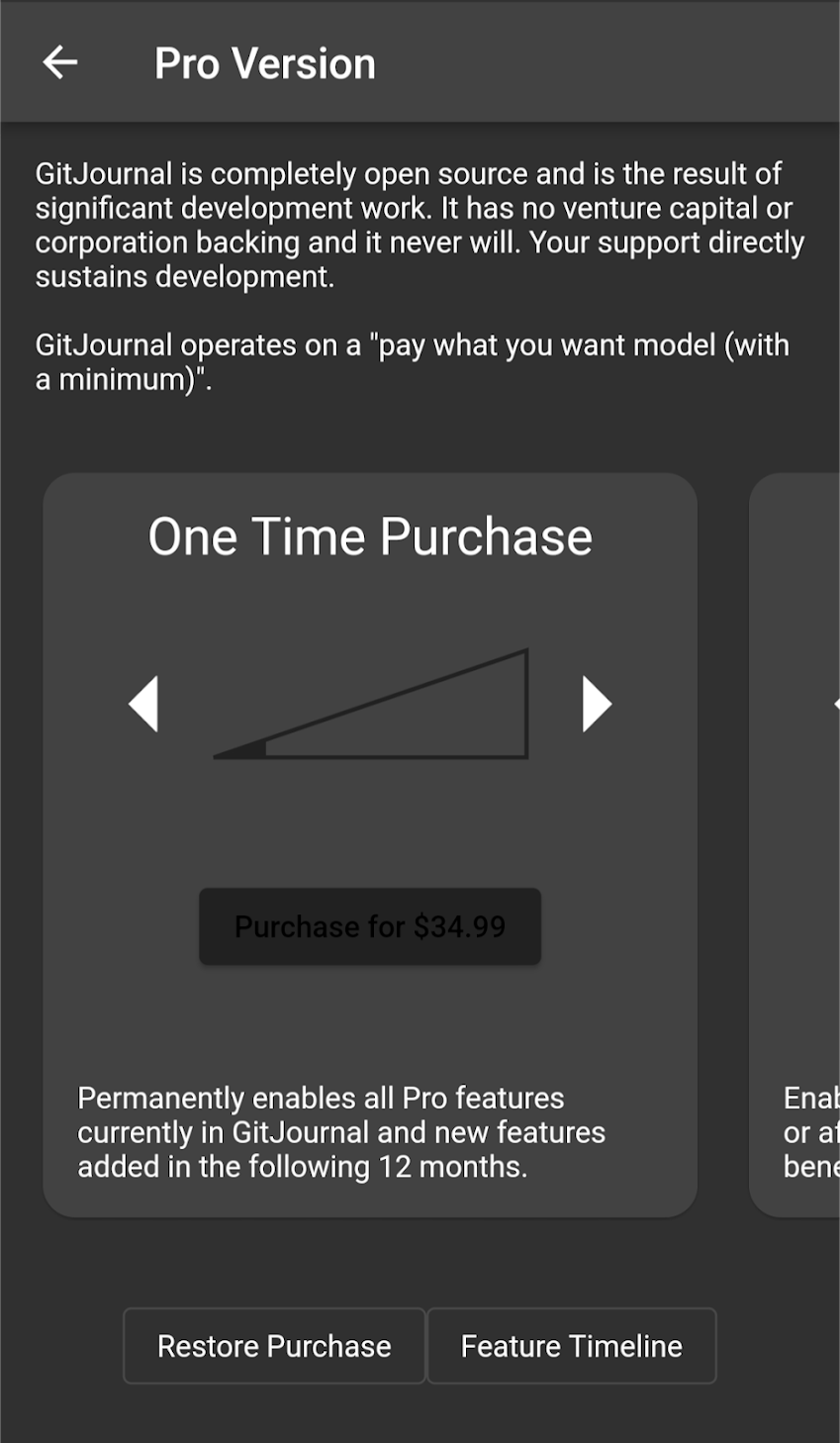 When using the Dark Theme, the purchase buttons are almost unreadable · Issue #612 · GitJournal ...