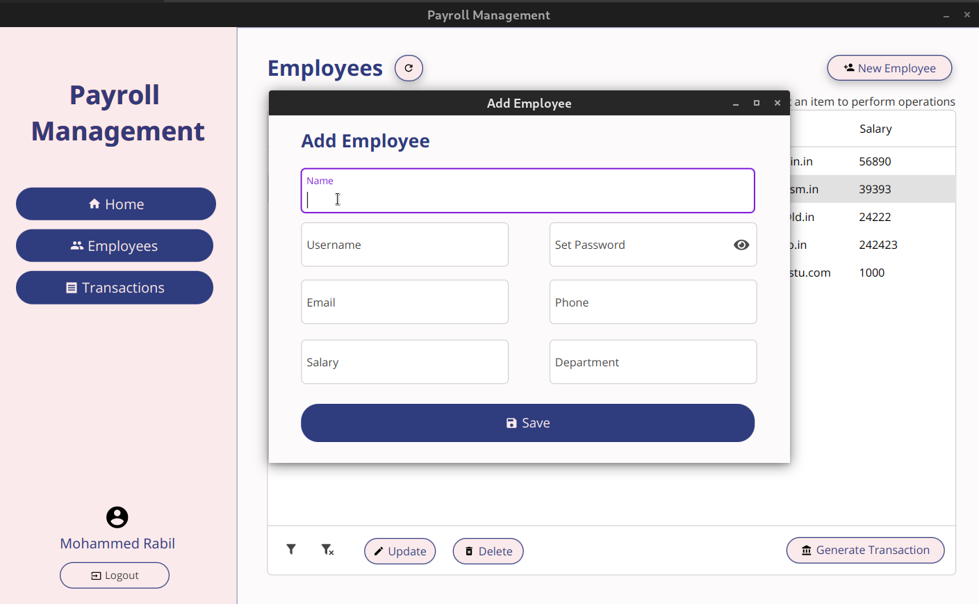 GitHub - rabilrbl/Payroll-Management: A simple payroll management ...