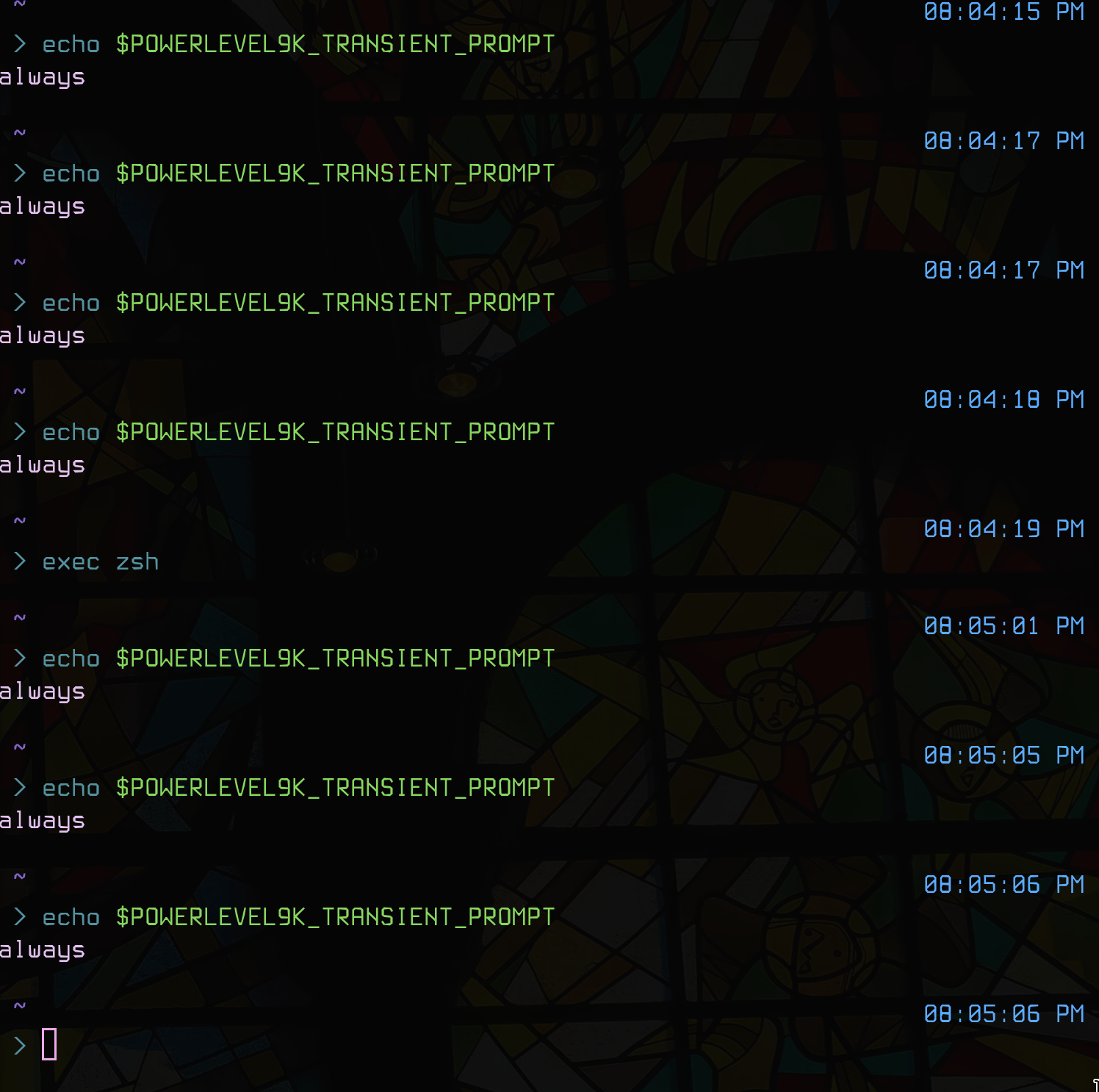 Transient Prompt Not Working From The Beginning · Issue 716 · Romkatvpowerlevel10k · Github