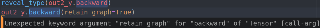 Unexpected keyword argument "retain_graph" for "tensor.backward" · Issue #37818 · pytorch ...