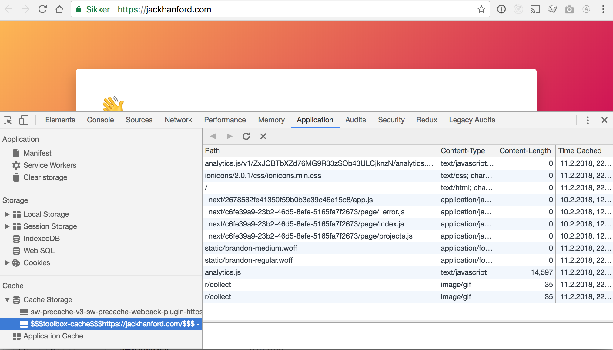 [SW-Precache] Total precache size is about 0 B for 0 resources. · Issue #3387 · vercel/next.js ...