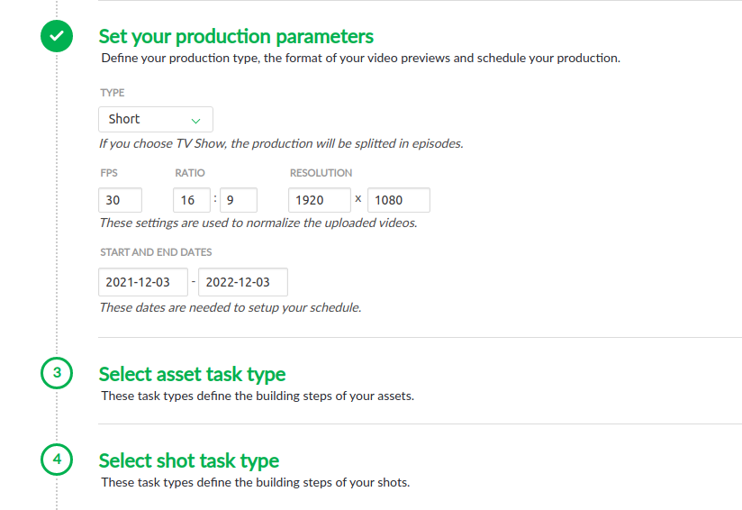 Stuck in Production Creation Menu Step 2 · Issue #789 · cgwire/kitsu · GitHub