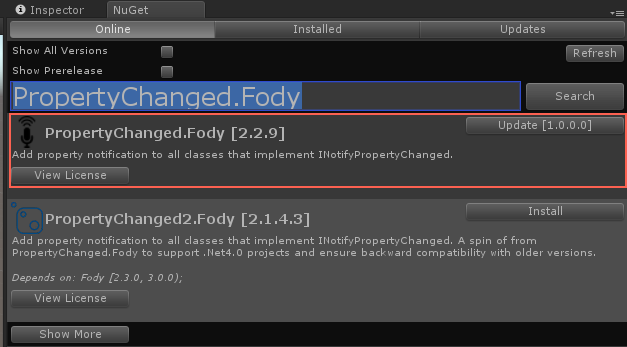 Whether to support unity? · Issue #320 · Fody/PropertyChanged · GitHub