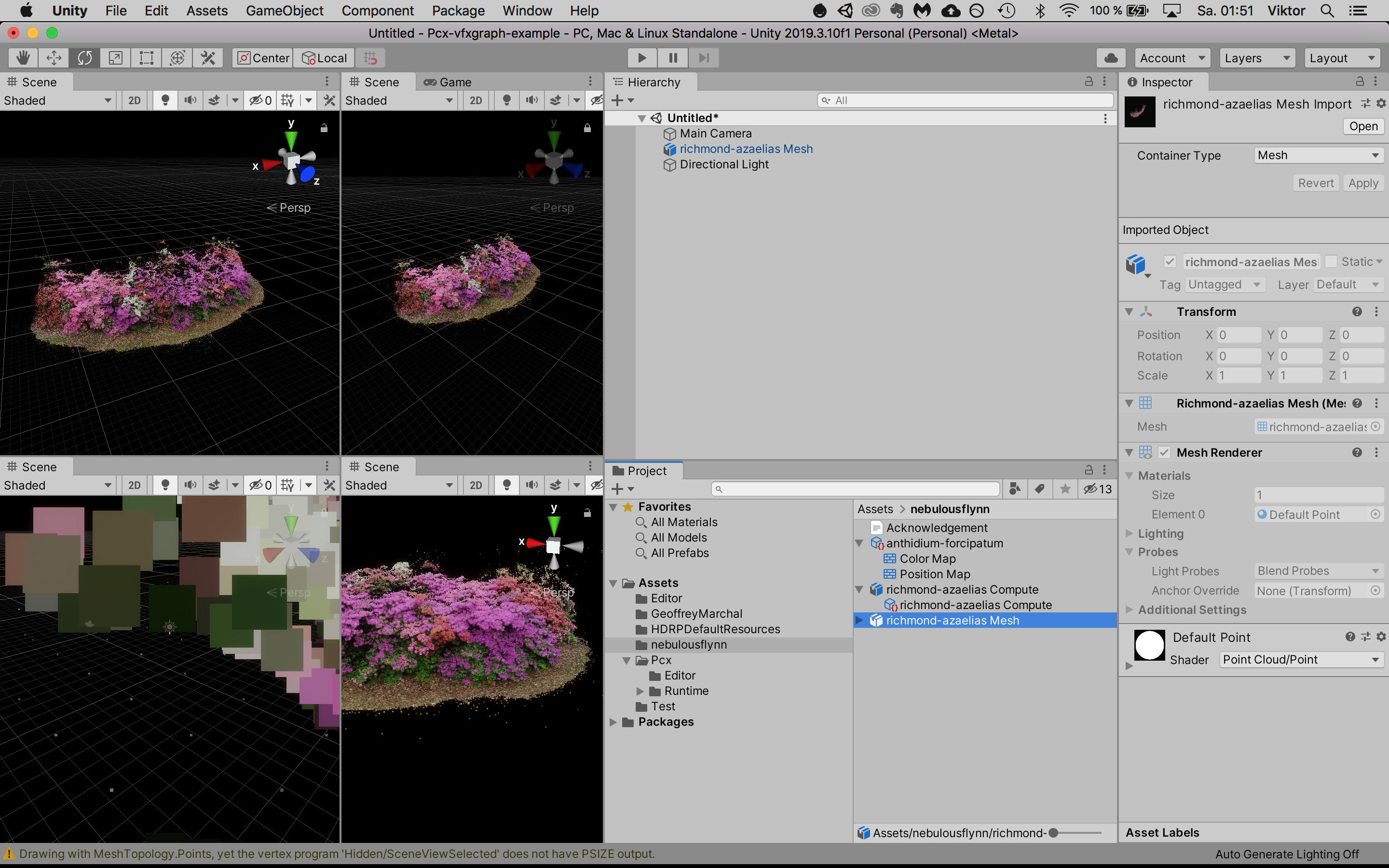 Point cloud disappears after changing Container from Mesh to Texture · Issue #1 · yumayanagisawa ...