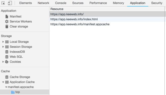 Reseting the application - removing the manifest cache? · Issue #981 ...