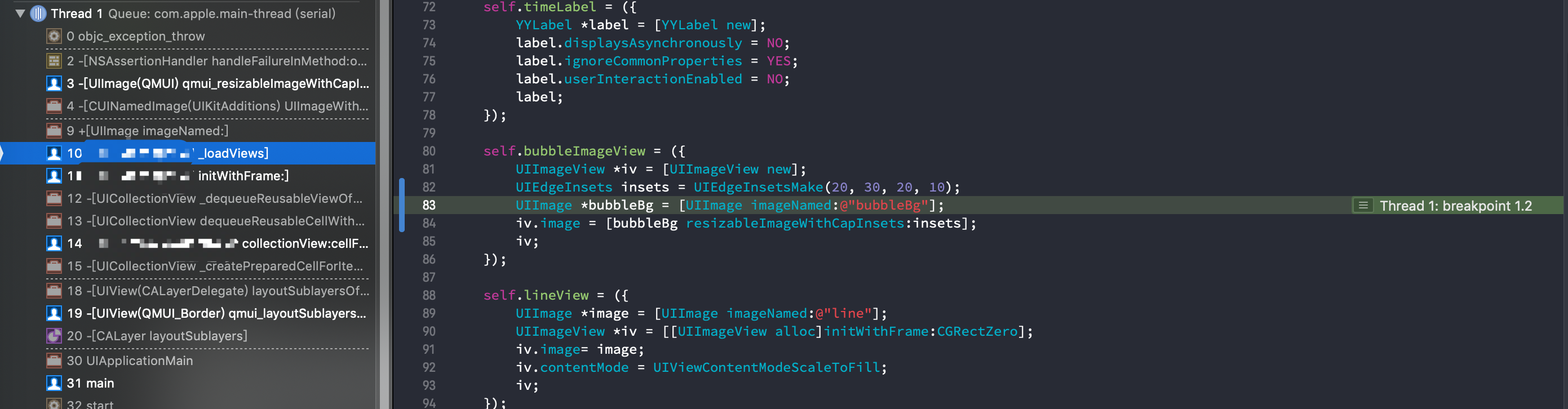 Uiimage Qmui 内对 Resizableimage 使用了错误的 Capinsets 值进行提醒时,使用 Nsassert