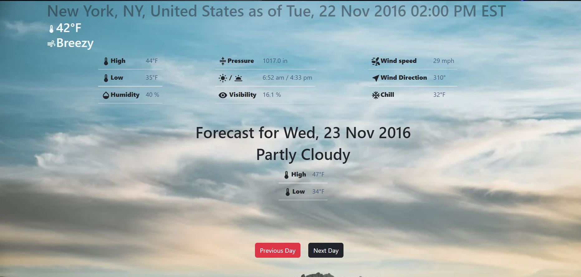 weather - Codesandbox