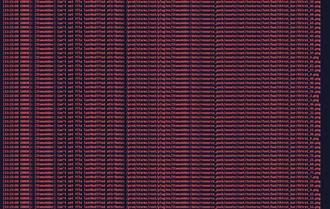 Cant Set File Lastmodified Attribute · Issue 1652 · Pluginbugsissues Itemsadder · Github 