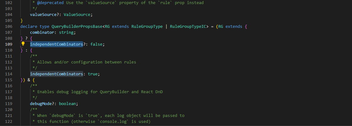 Independentcombinators True Type True Is Not Assignable To Type False · Issue 342