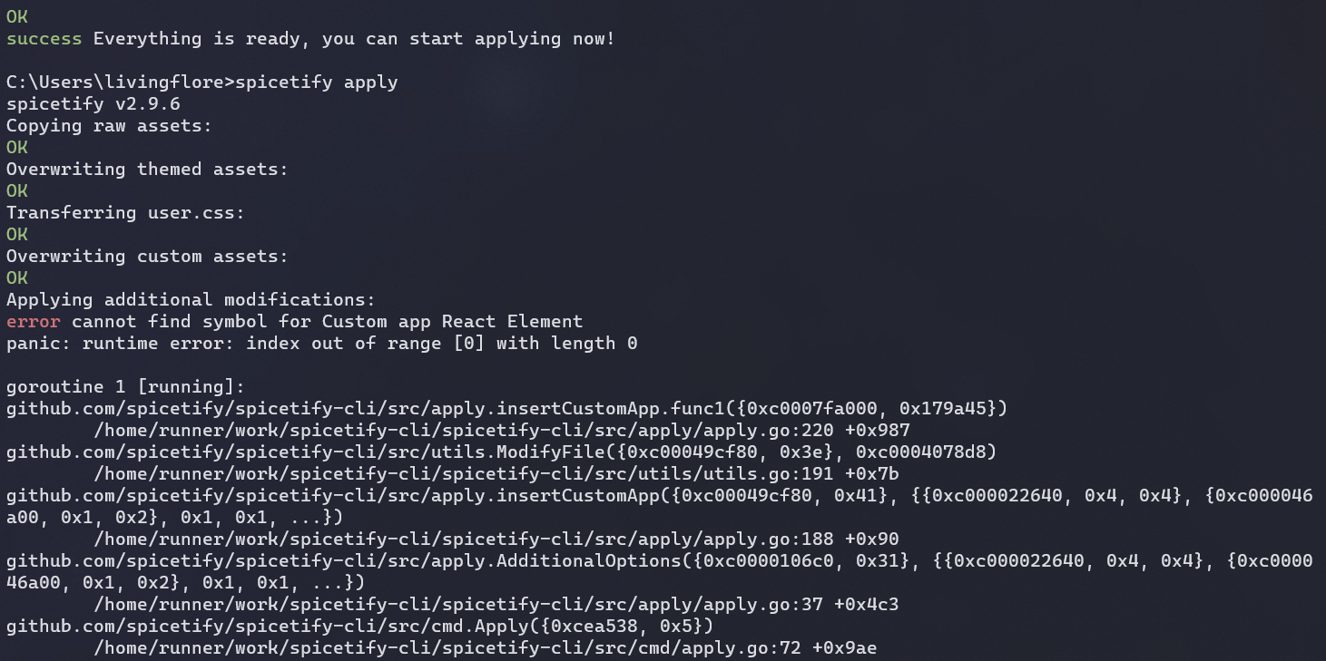 Can T Spicetify Apply After Unfortunate Backup · Issue 1751 · Spicetify Cli · Github