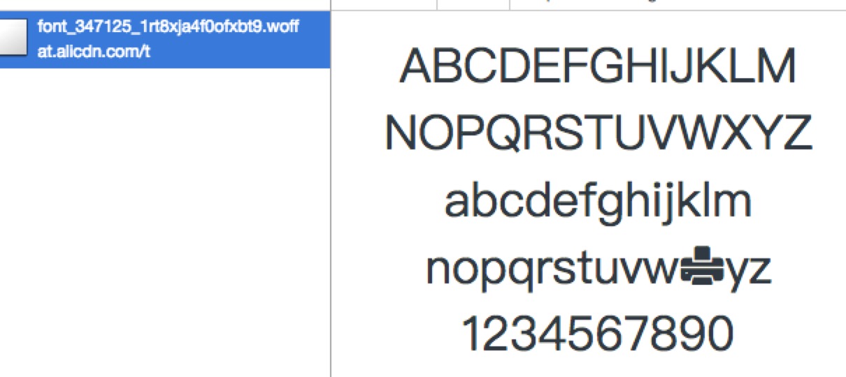 iconfont对‘x’字符渲染为打印机图标 · Issue #814 · thx/iconfont-plus · GitHub