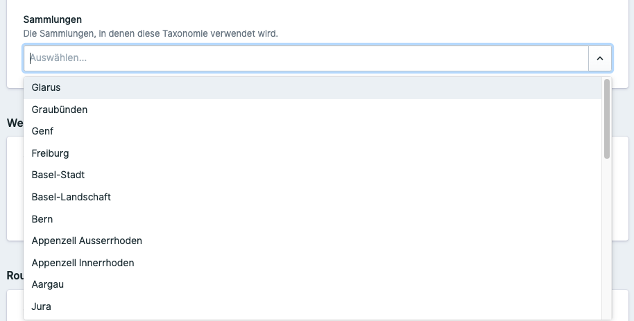 User Field select list default order should be alphabetical · Issue #6883 · statamic/cms · GitHub