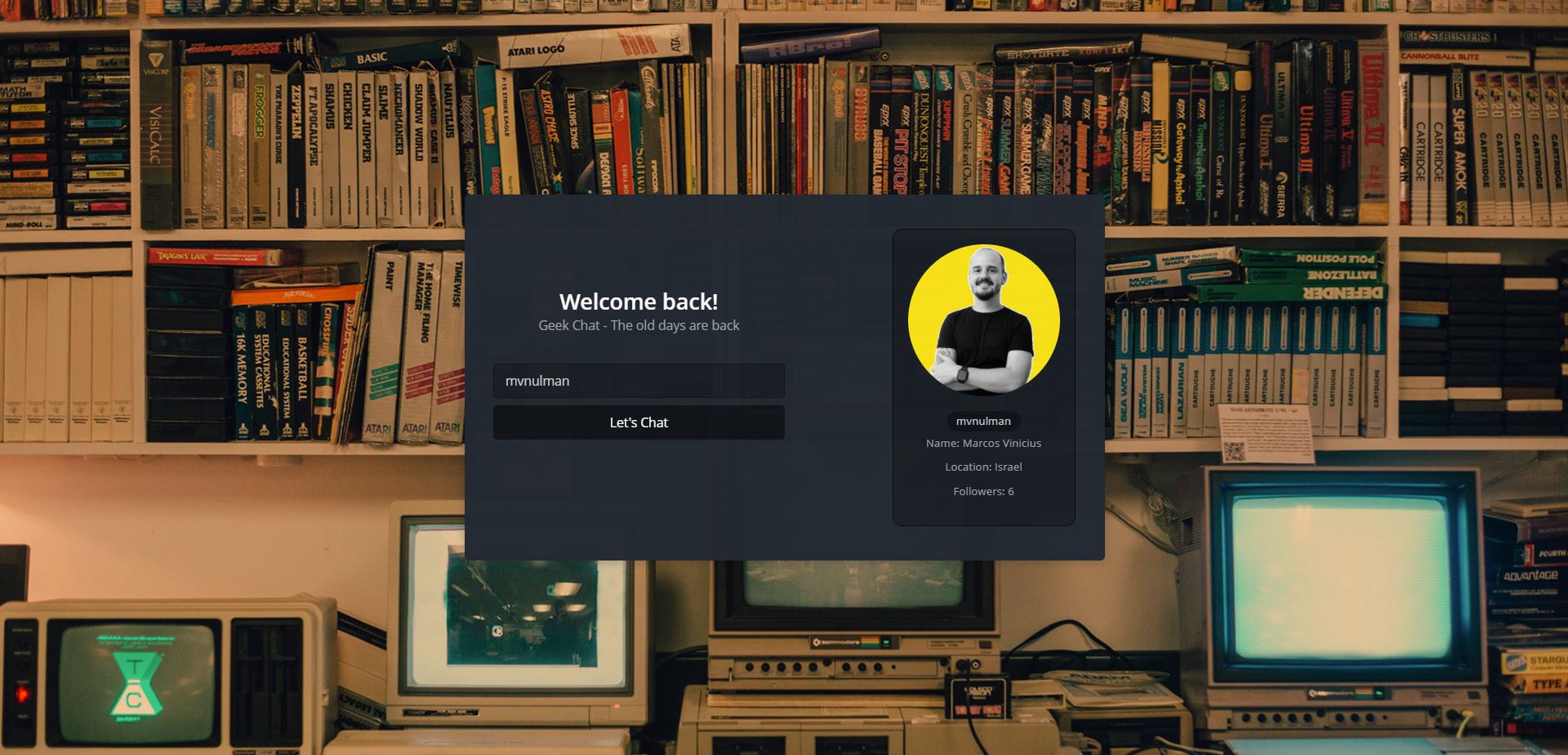 GitHub - mvnulman/geekchat: Project created on the "Alura Imersion"