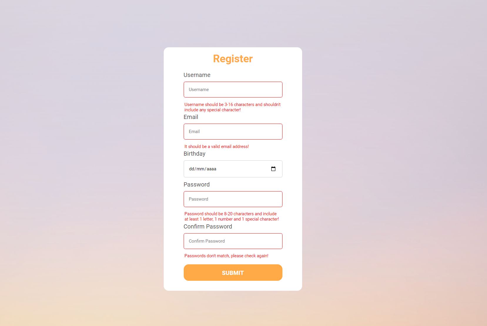 Github Mvnulman React Forms Handling React Forms Without Use Library Or Dependencies
